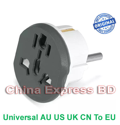Universal AU, US,UK, CN to EU, 2 Pin Multi Socket, Premium quality ...