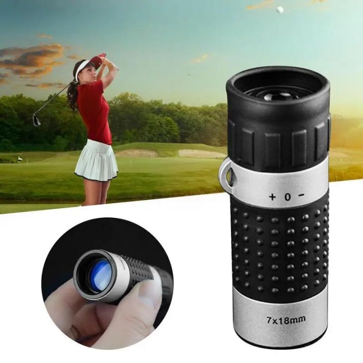 Mini 7x Magnifying Telescope Monocular Crosshairs Rangefinder ...