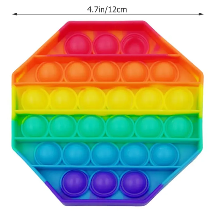 【Yurui】It Fidget Toys Push Bubble Popping Educational Toy Kids Sensory ...