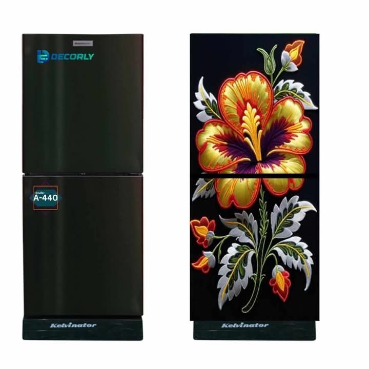 Fridge wrapping sticker size 60/24 inch sparkling lamination 20 year ...