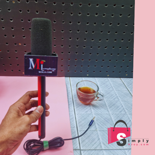 wired Boom Microphone for Reporters (Mobile) with 3.5mm jack ...