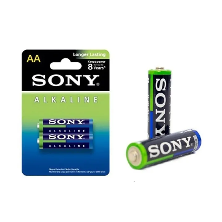 SONY AA BATTERY (ALKALINE)-PACK OF 2 NON-RECHARGEABLE | Daraz.com.bd