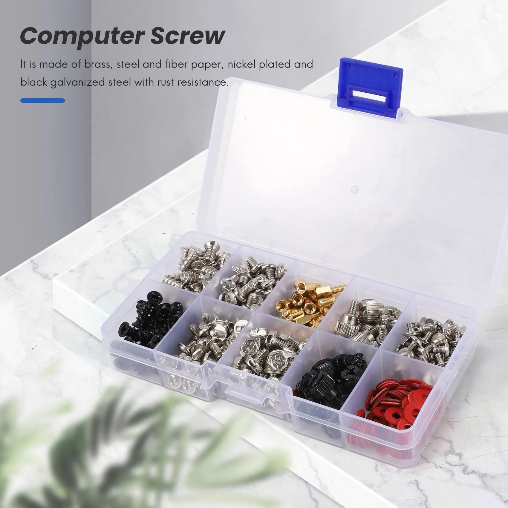360PCS Personal Computer Screw,Pc Case Screws,Motheoard Standoffs ...