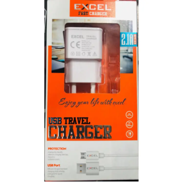 Excel Fast Charger 2.1 Quick Charger Smart Charger For All Phones By M ...