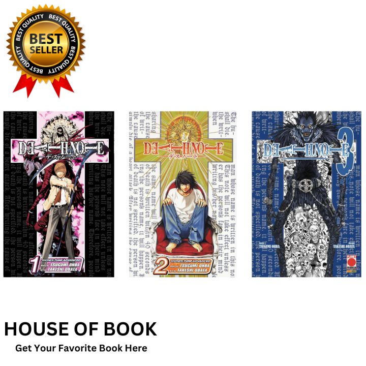 Death Note, Vol. 1-3 by Tsugumi Ohba (Author), Takeshi Obata ...