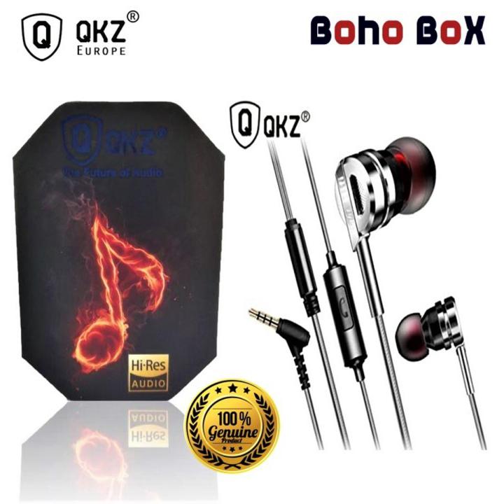 QKZ DM9 Zinc Alloy HiFi Metal In Ear Earphones - Black - Headphone ...