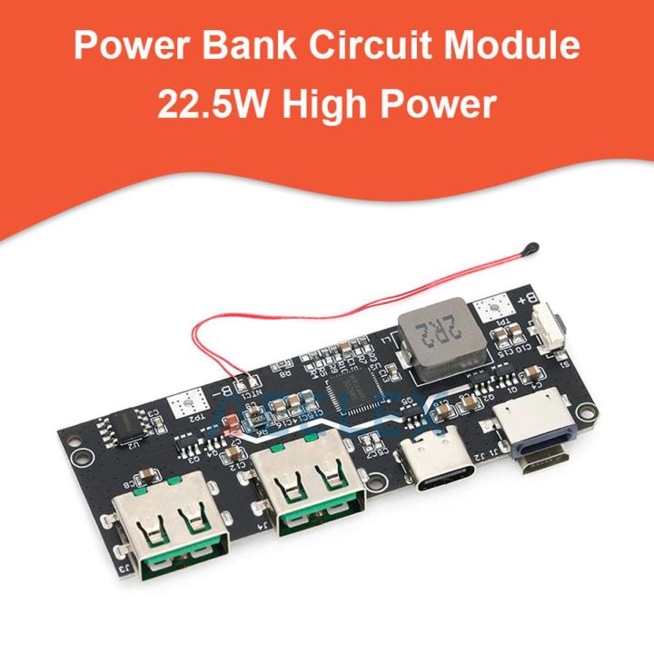 QC4.0 QC3.0 LED Dual USB 5V 4.5A 22.5W Micro/Type-C USB Mobile Power ...