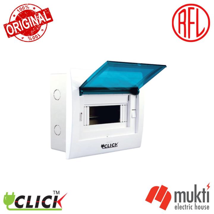 Click L6-9 Way Distribution Box Metal Electrical DB Protection Board ...