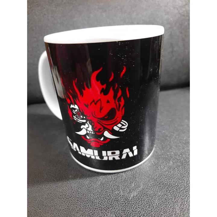 Cyberpunk 2077 game collectible "Samurai" Logo Mug | Daraz.com.bd