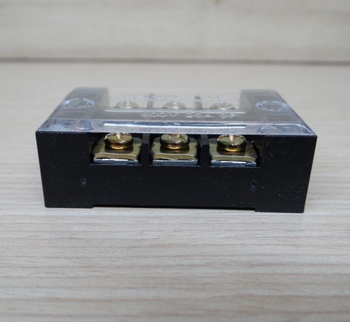 Terminal Block TB-2503 600V 25A 3P Double Row 3 Pin Terminal Block TB ...
