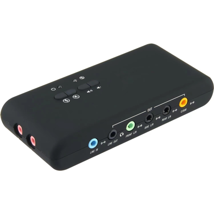 7.1 Stereo Optical External Audio Card USB External Stereo Sound Card ...
