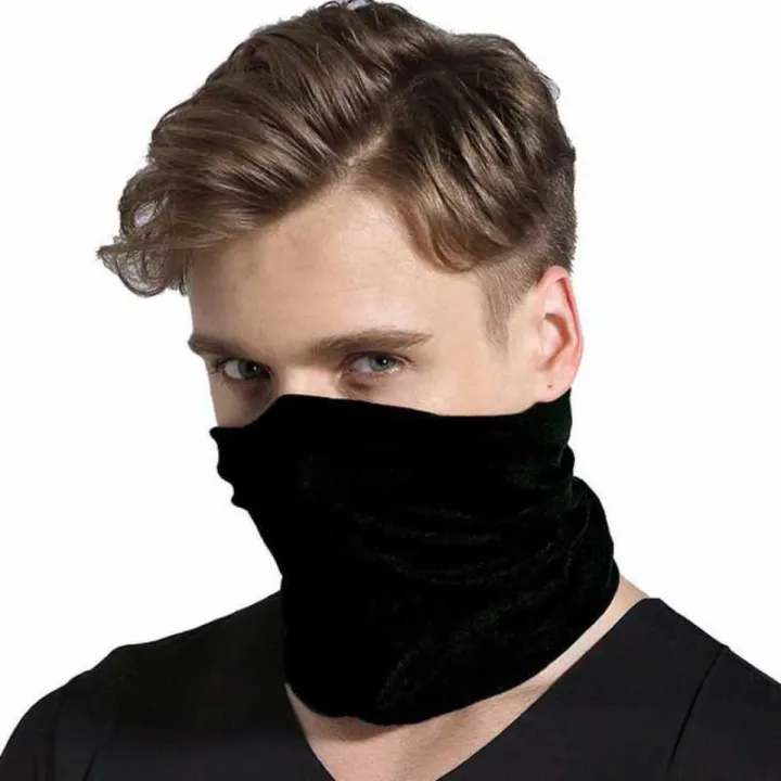 Half Face Handkerchief Black | Daraz.com.bd