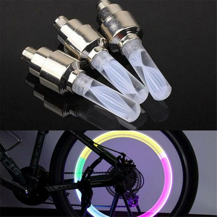 2pcs Bicycle Wheel Decorative LED 7 Colors Flashing Light | Daraz.com.bd