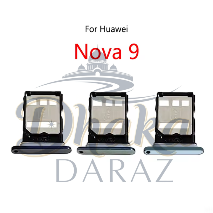 For Huawei Nova 9 Sim Tray Micro SD Card Slot with Sim Ejector Pin ...