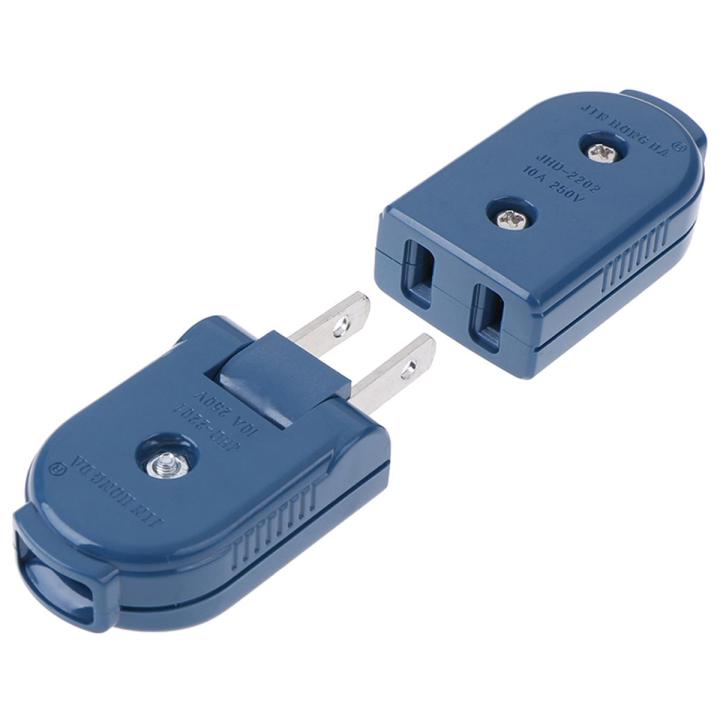 US American Plug 2 Pin Adjustable Male Power Plug Female Socket Outlet ...