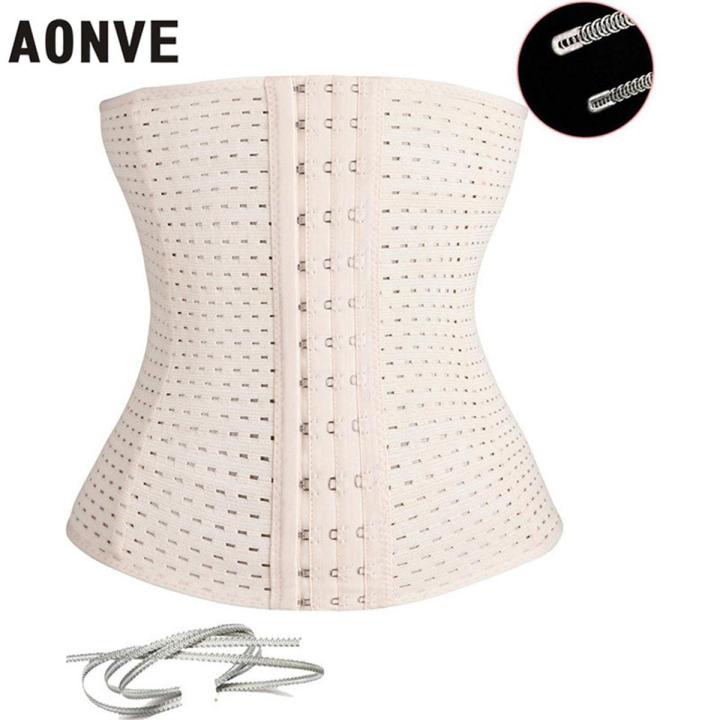 Waist Trainer Corset Belly Slimming Sheath Modeling Strap Steel Bone ...