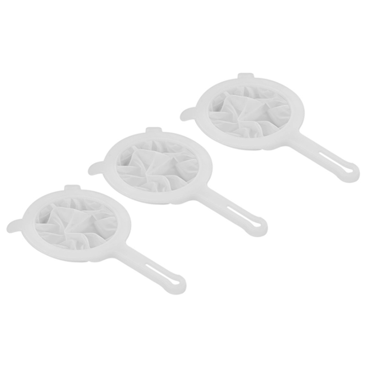 3Pcs 100/200/400 Mesh Kitchen Ultra-Fine Mesh Strainer Nylon Mesh ...