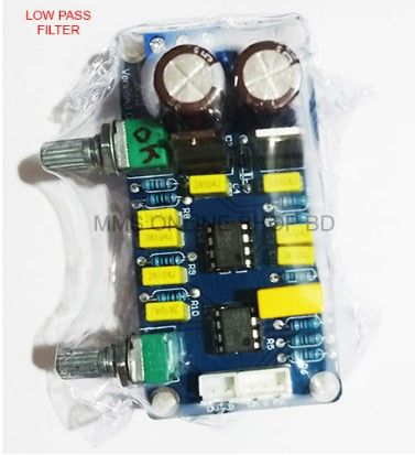 Low Pass Filter Preamplifier Module 2 Volume Controller With AC 10-24V ...