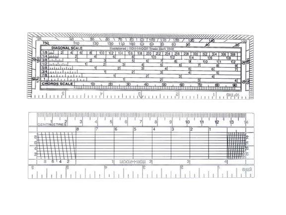 6-Inch Protractor Ruler for School & Office Use, Precision Measuring ...