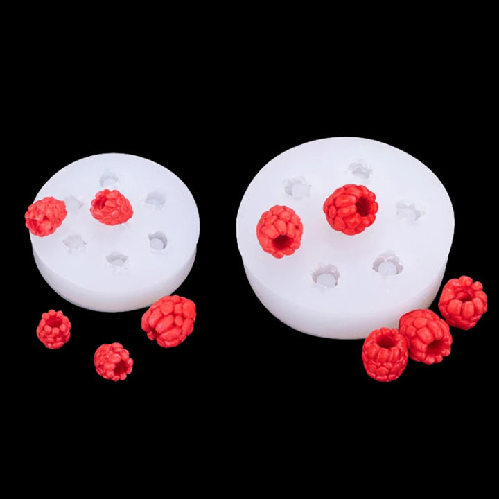 【NEW】 3D Raspberry Strawberry Mold Emulational Fruit Cake Dessert Candy ...