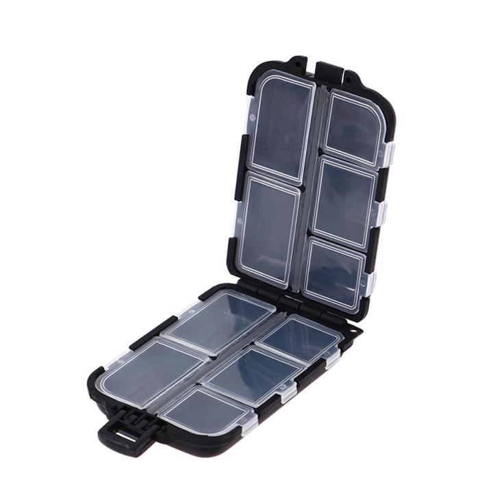 10 Compartment Mini Storage Case Flying Fishing Tackle Box Fish Spoon ...