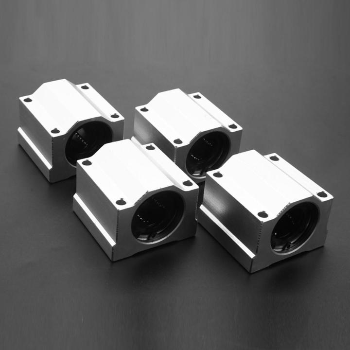 4 Pcs SC20UU 20mm Aluminum Linear Motion Ball Bearing Slide Bushing for ...