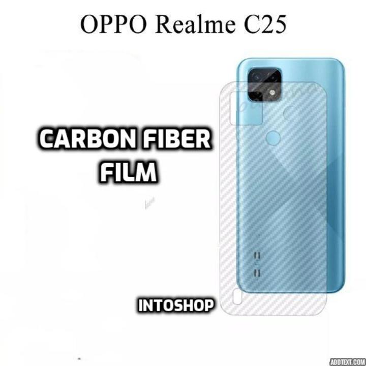 Carbon Fiber Sticker Protection For Realme C25 | Daraz.com.bd