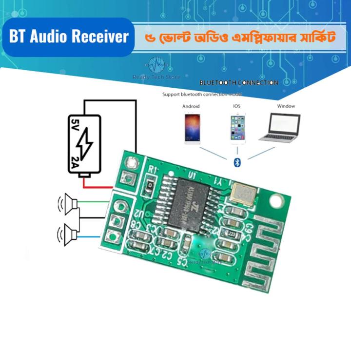 Bluetooth Audio Receiver board Audio Amplifier Board Amplifier Module ...