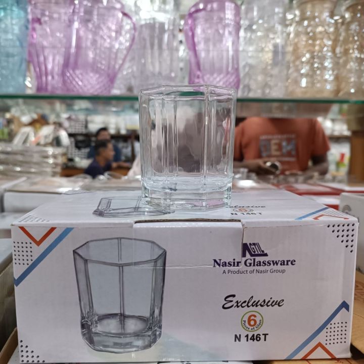 New China Quality kacher 8 Corner Water Glass Set - Drink In Style 6 ...