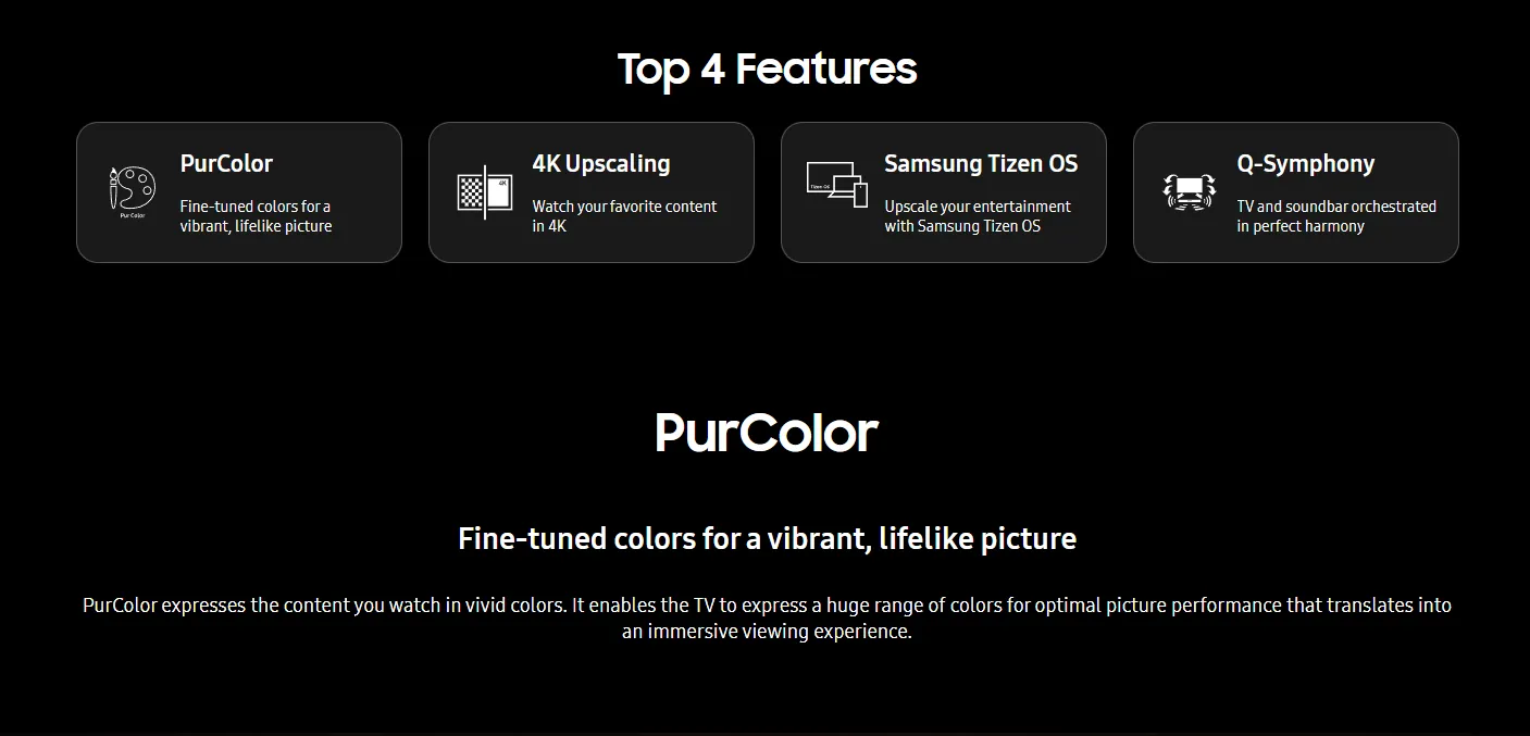 Samsung DU7700 65 Inch Crystal 4K UHD Smart Led TV (2024) 3 Yrs ...