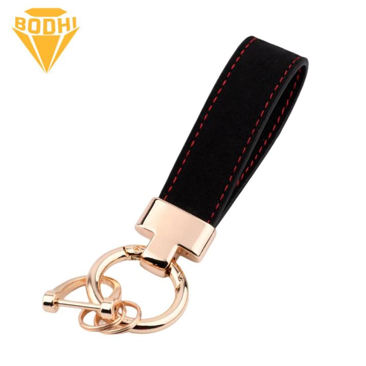 BODHI Faux Leather Key Chain Wristlet Strap Bag Decoration Faux Leather ...