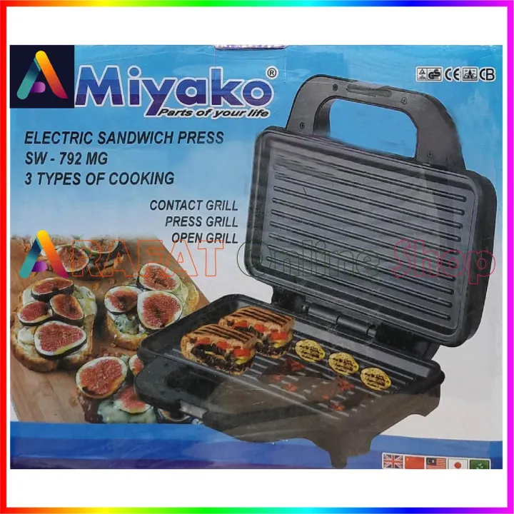 Miyako Big Size Electric Sandwich Maker/Sandwich Press/ Sub-sandwich ...