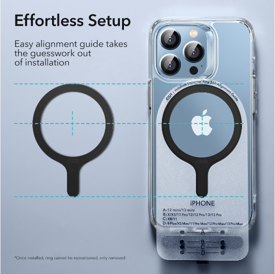 ESR Universal Ring 360 (HaloLock) MagSafe Sticker -2 Pack | Daraz.com.bd