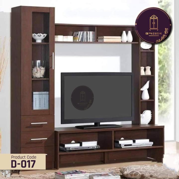 Andormahal MDF TV Cabinet plus showcase 6ft by 6ft | Daraz.com.bd