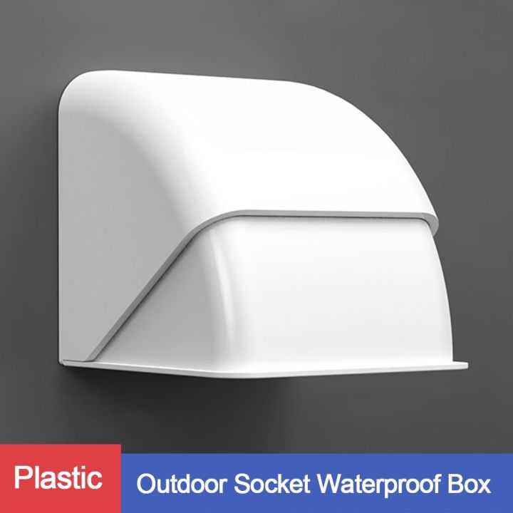 1Pcs 86 Type Outdoor Socket Waterproof Box Electric Plug Cover ...