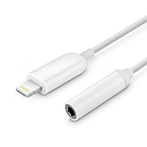 iPhone Headphone OTG Cable - White | Daraz.com.bd