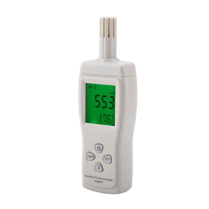 LCD Display Hygrometer SMART SENSOR AS817 Digital Humidity Temperature ...