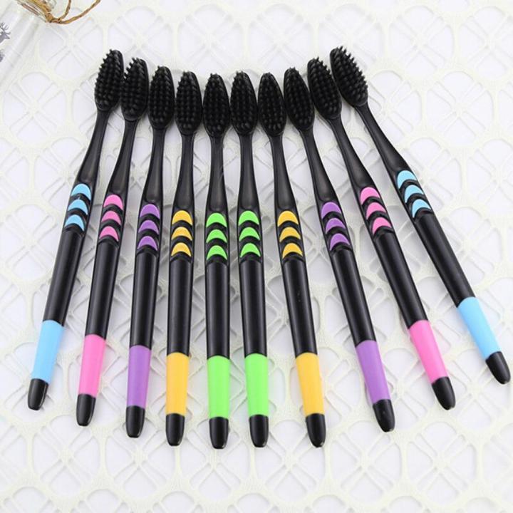 【Mary DAI Store】Personal Environmental Bamboo Charcoal Toothbrush for ...