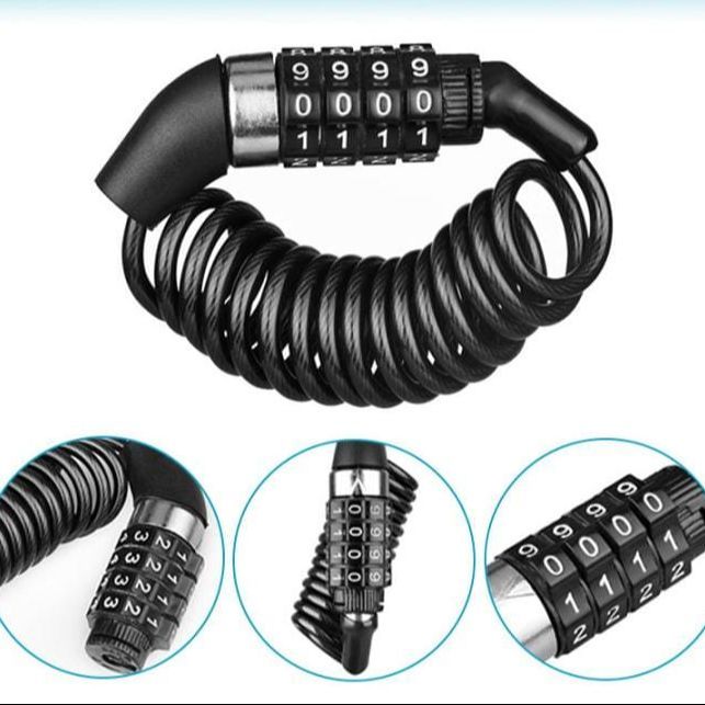 Helmet Lock Password Changeable,4 Digit Number Lock | Daraz.com.bd