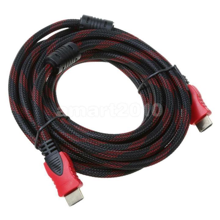 Hi Speed HDMI Cable 5M - Black and Red | Daraz.com.bd