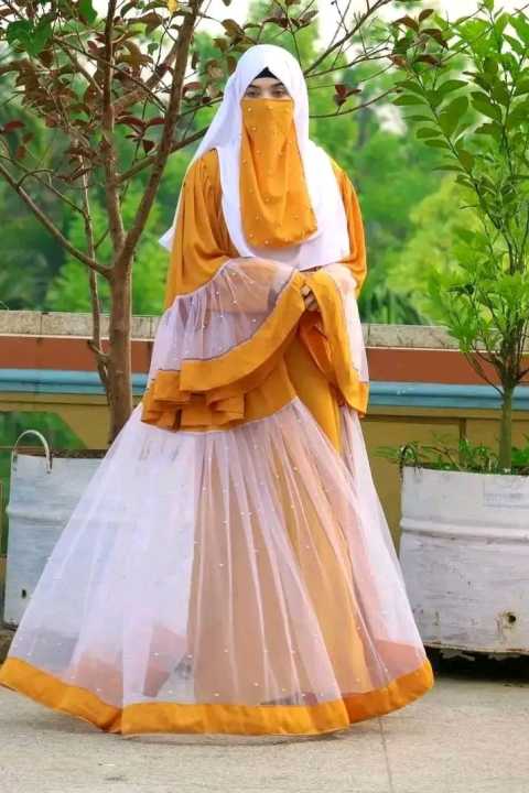 abaya borka Arabian Three With Hijab+Niqab Three Dubai Cherry stylish ...