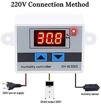 XH-W3005 110-220V 1500 Watt Digital Humidity Controller Egg Incubator ...