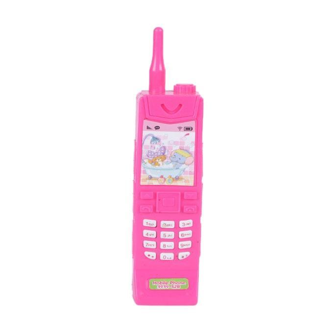 Plastic Toy Phone - Pink | Daraz.com.bd