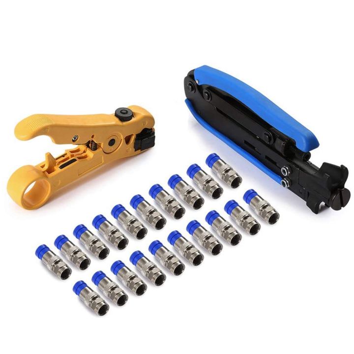 RG6 Compression Tool Coax Cable Crimper Kit RG6 RG11 RG59 F81 | Daraz ...