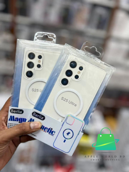 Berlia Clear Mag Series Case with MagSafe for Samsung S25 Ultra | Daraz ...