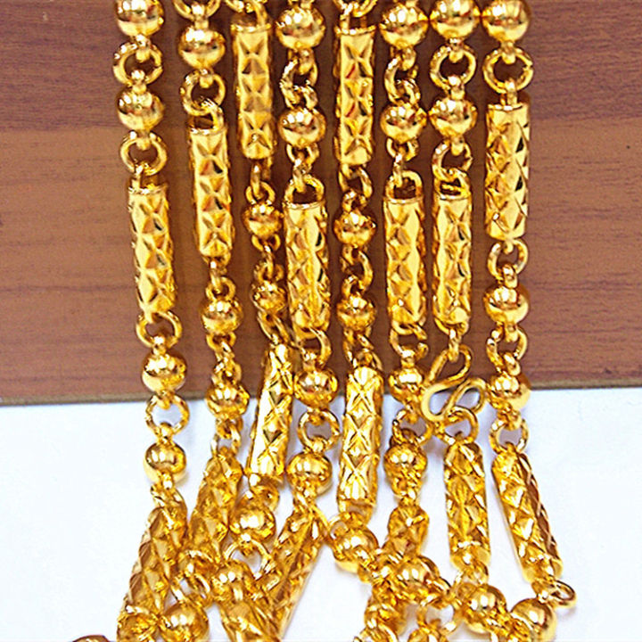 JL013 Stalls Imitation Gold Men's Necklace Fashion Gold Plated Necklace ...