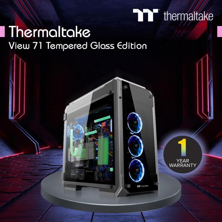 Thermaltake View 71 Tempered Glass Edition Full Tower Chassis | Daraz ...