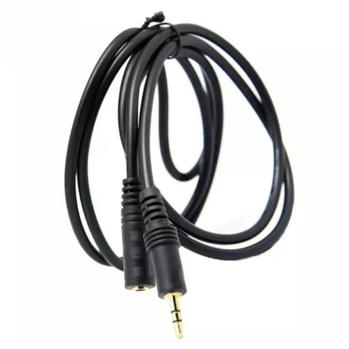 3.5mm stereo male to audio jack female cable for headphone and earphone ...