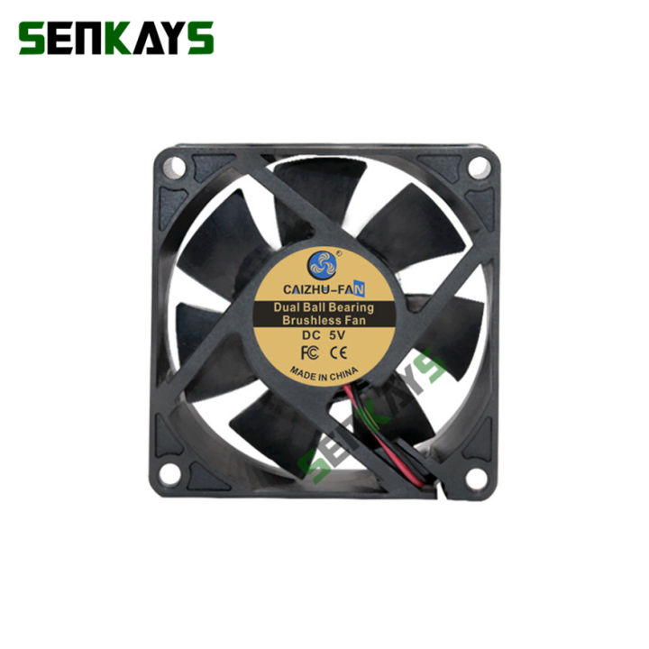 Dual Ball Bearing 7025 70MM 70*70*25MM DC 5V 12V 24V Cooling Fan ...