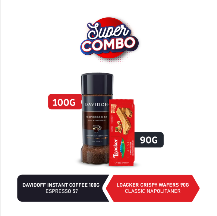 Combo Offer - DAVIDOFF ESPRESSO 57 INSTANT COFFEE 100G & LOACKER ...